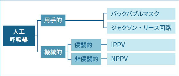 人工呼吸器の種類と使い分け：IPPVとNPPVの違いとは